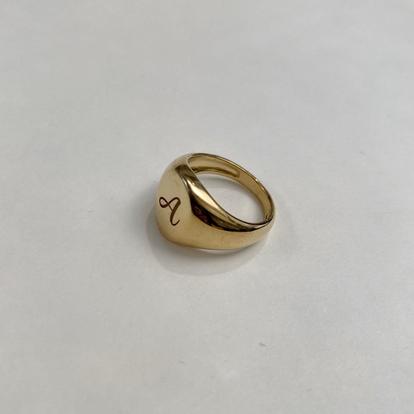 Engraved ring Personalized Ring Signet Ring Oval Seal Ring | Etsy