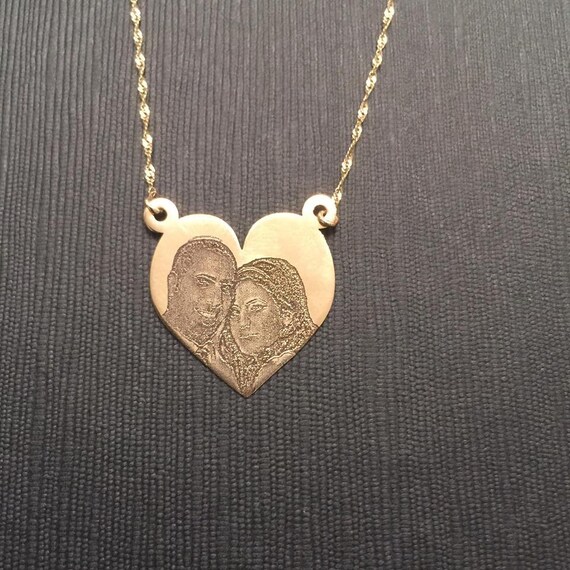 Photo Necklace Custom Photo Jewelry Custom Portrait Picture | Etsy