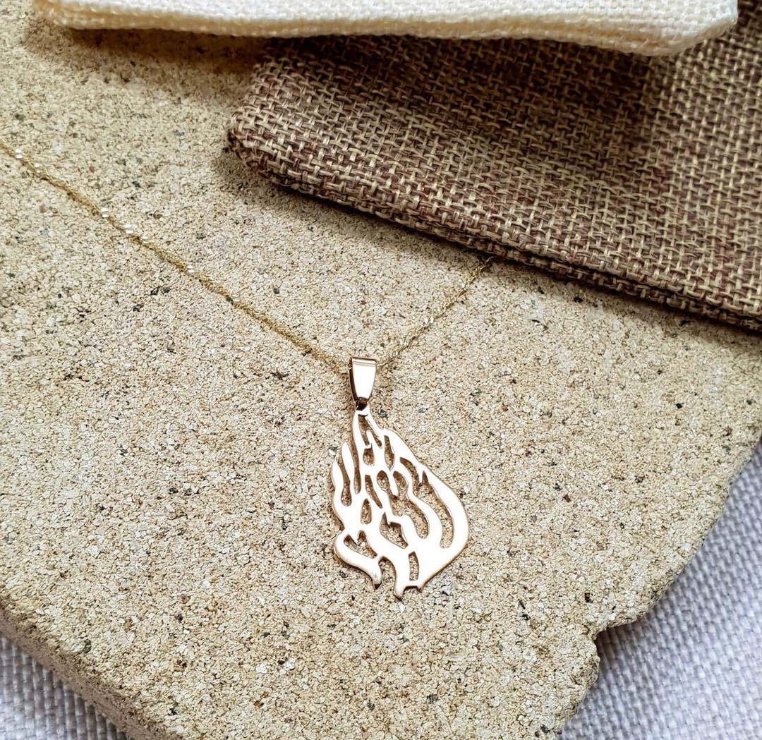 Hebrew "my Fire" Necklace – Nachman of Breslov Quote, Jewish Jewelry - Etsy