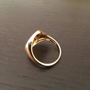 Family Crest Signet Ring, Pinky Ring, Image Engraved, Personalized Ring ...