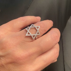 Star of David Ring, Jewish Star Ring, Jewish Jewelry, Judaica Jewelry ...