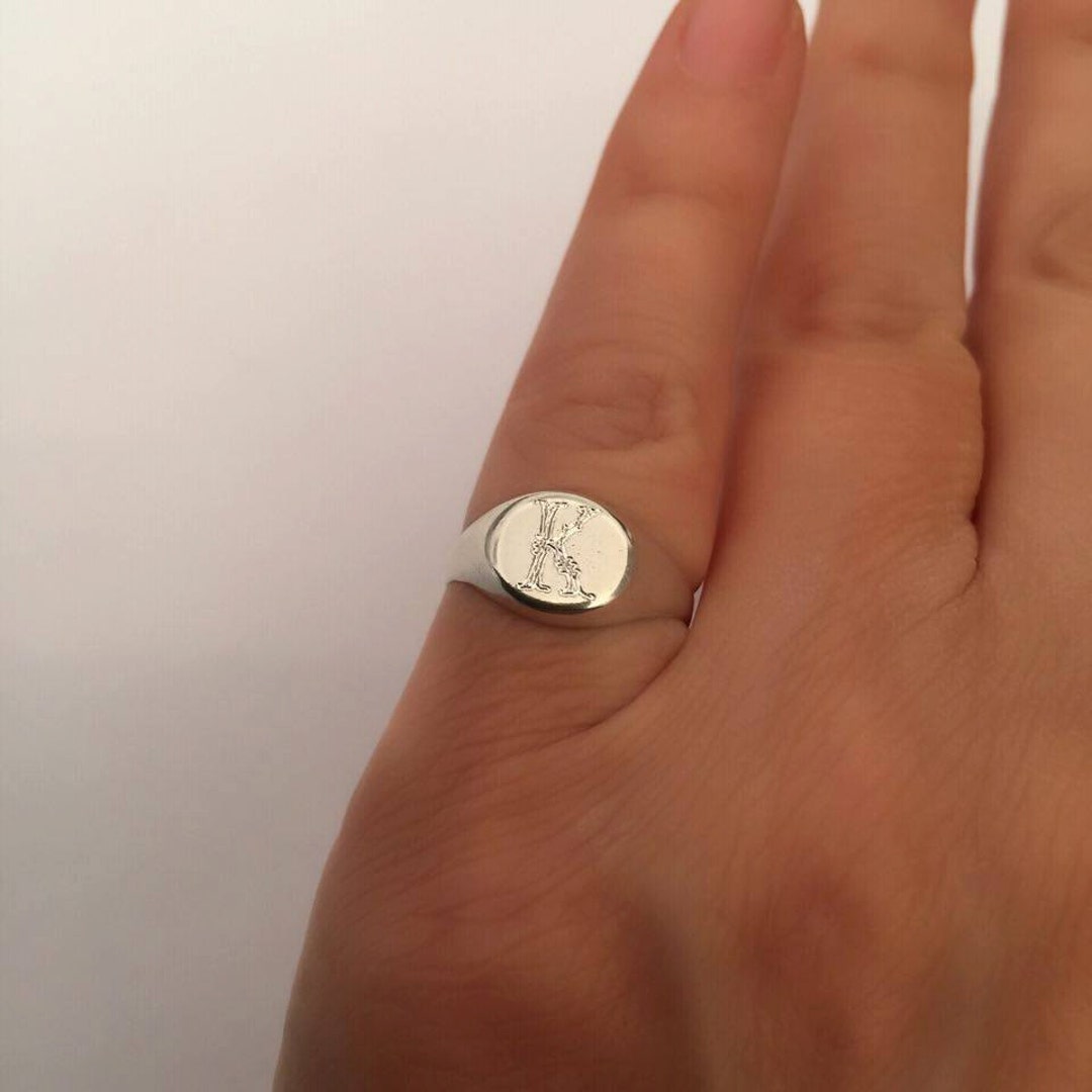 Pinky Ring, Signet Ring, Engraved Ring, Personalized Ring, Men Ring ...