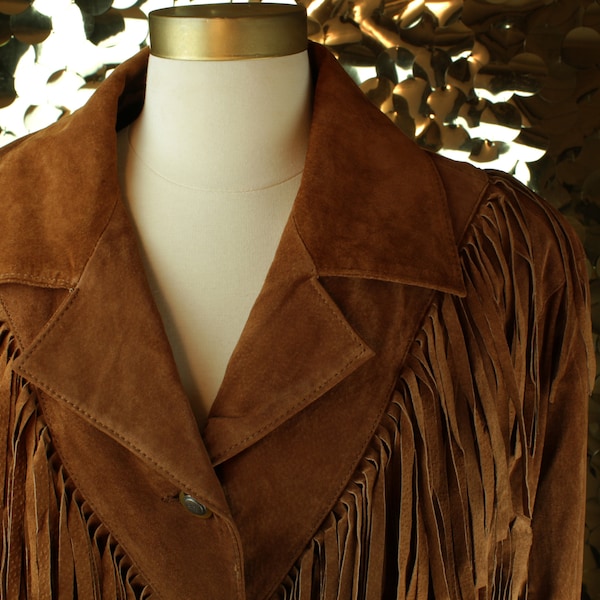 Suede Fringe Jacket - Etsy