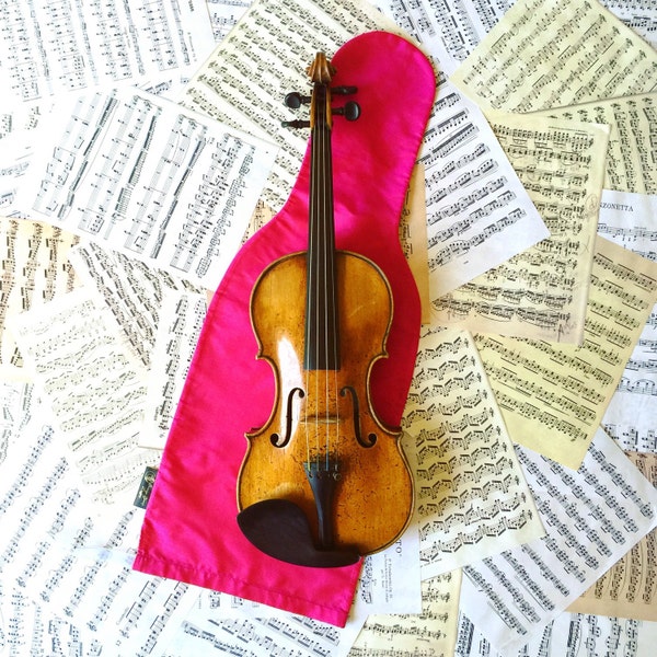 Pink Violin - Etsy