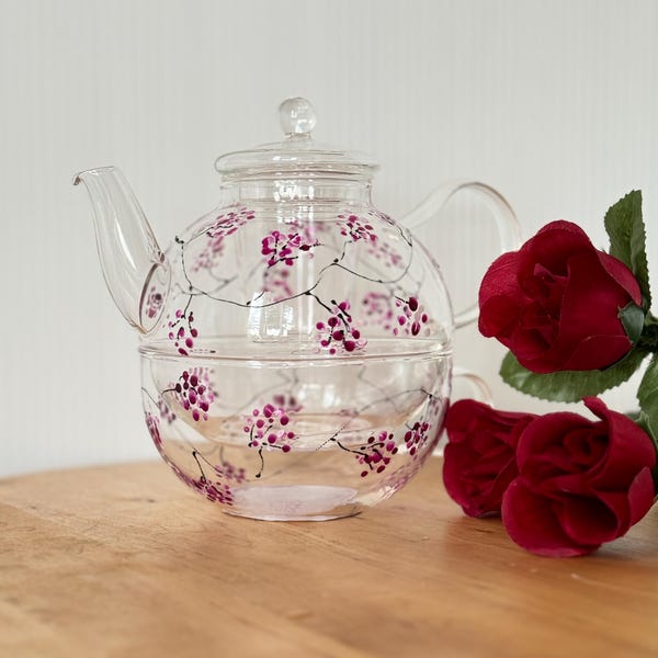 Pink Tea Pot - Etsy