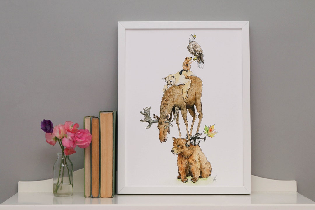 Oh Canada These Canadian Creatures Have Constructed Their Own Totem ...