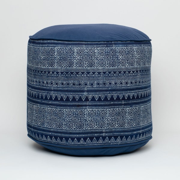 Blue Pouf - Etsy