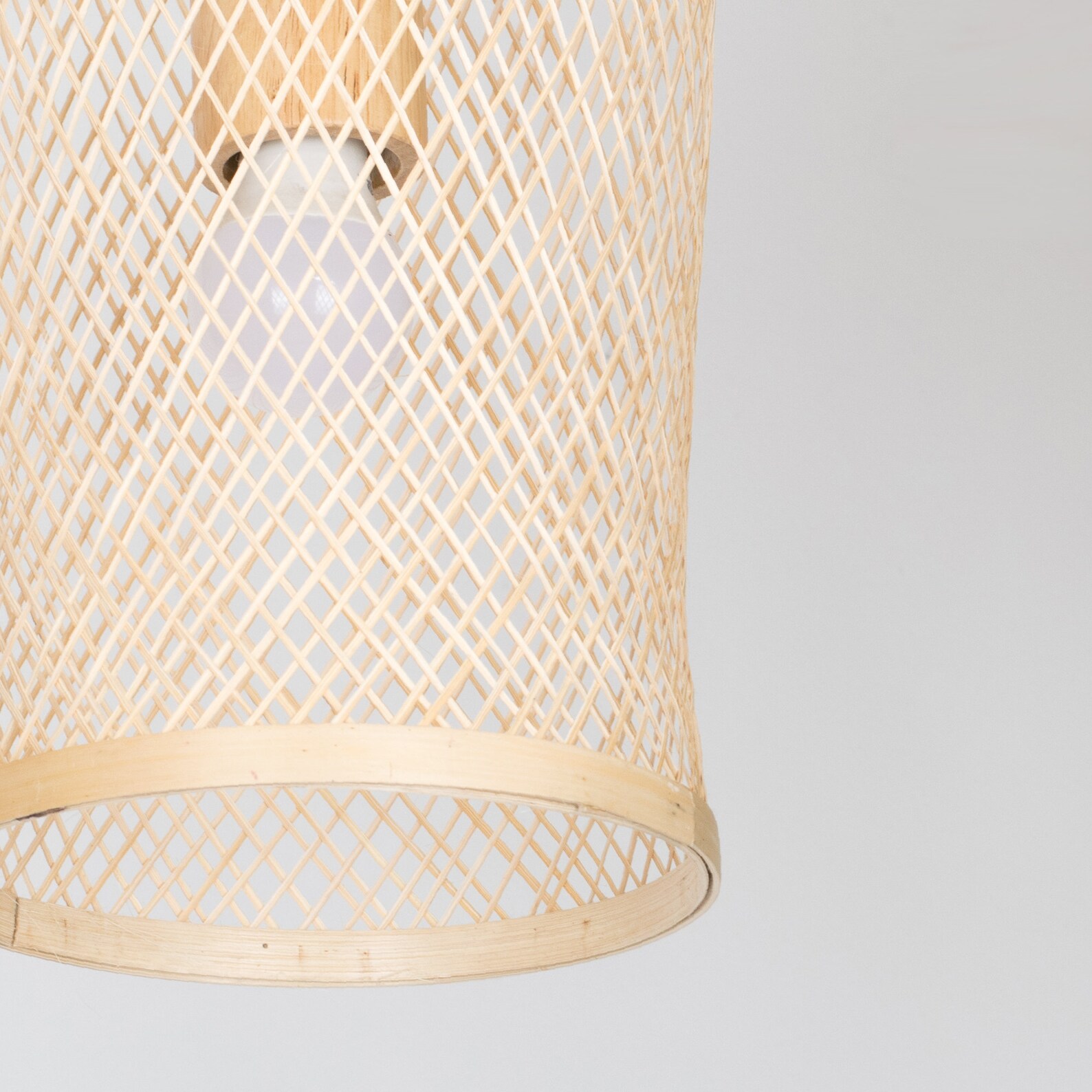 Handmade Woven Bamboo Pendant Lamp – Rustic Thai Fishing Trap - Etsy