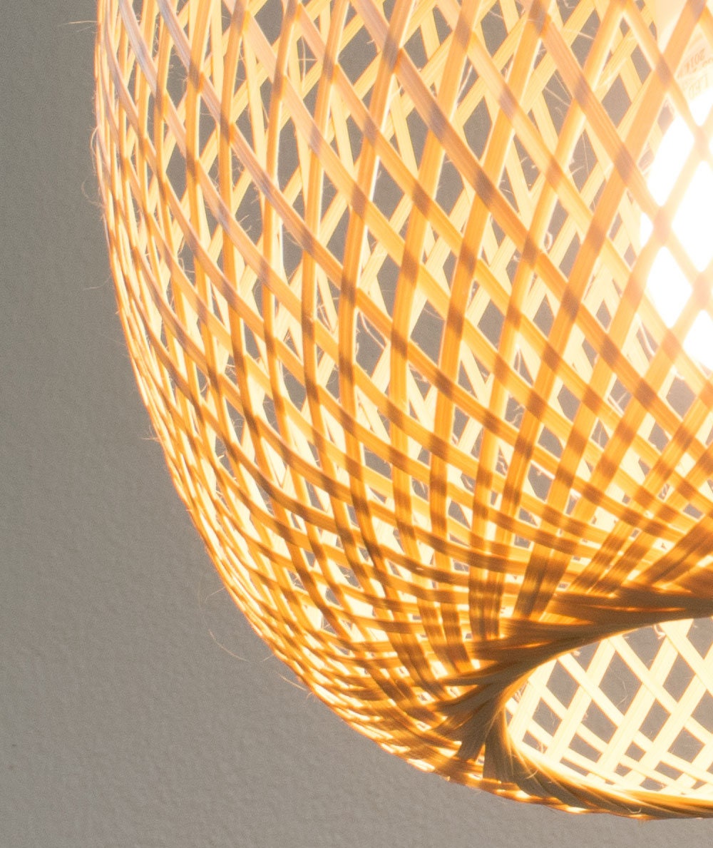 Natural Bamboo Light Handmade Bamboo Pendant Lamp / - Etsy Australia