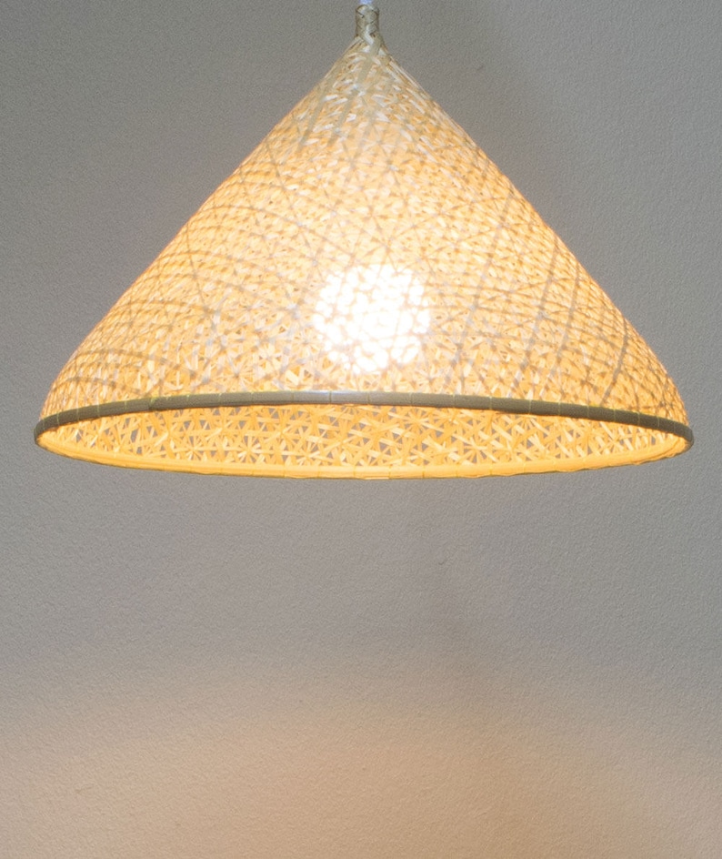 Natural Bamboo Light Handmade Bamboo Pendant Lamp / Hanging | Etsy