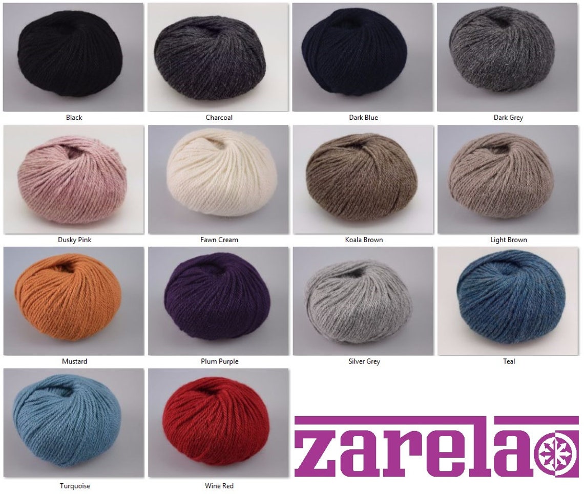 Zarela ARAN super Soft 100% Luxurious Baby Alpaca Yarn Wool - Etsy