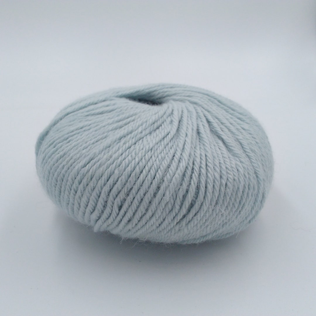 100% Luxurious Baby Alpaca Wool/yarn Peru, Duck Egg Blue (8117), DK 50g ...