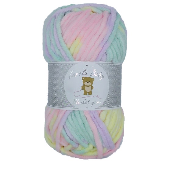 Merino Wool Blankets/Throws Green Yarns Zarela Baby Blanket Yarn – 100g ...