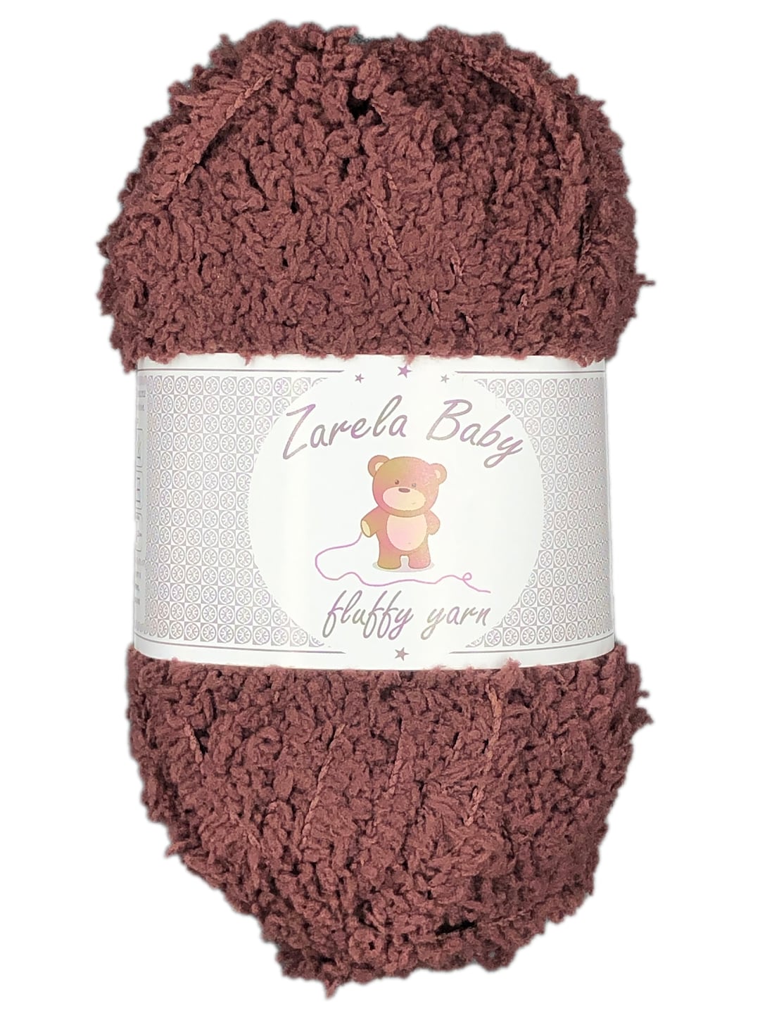Zarela Baby Fluffy Yarn Wool 25g 21 Dark Brown - Etsy