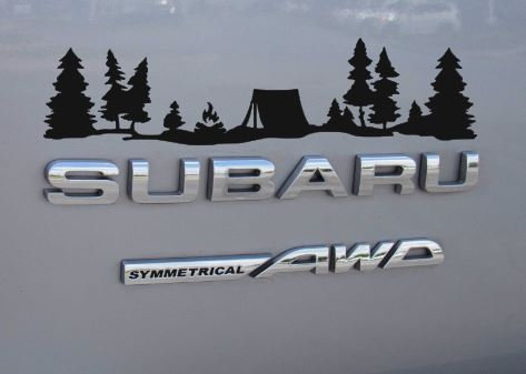 7" Overland Camping Decal, Car Emblem Graphic, Sticker for Trunk Rear ...
