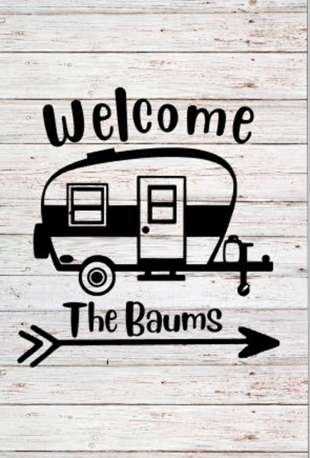 Trailer Welcome Sticker- RV Decal- Trailer Decal- Vinyl Sticker ...
