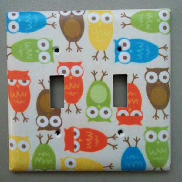 Owl Switch Plate - Etsy