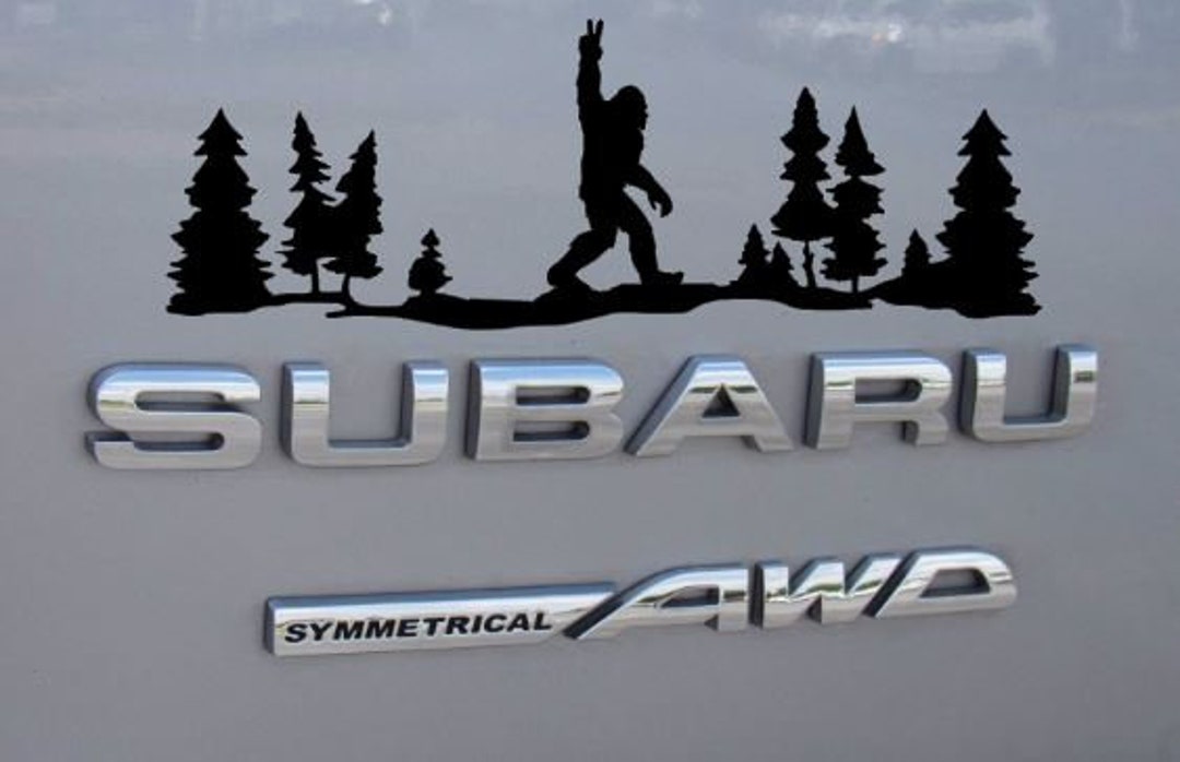 7" Camping Big Foot Decal, Sasquatch Car Emblem Graphic, Sticker for ...
