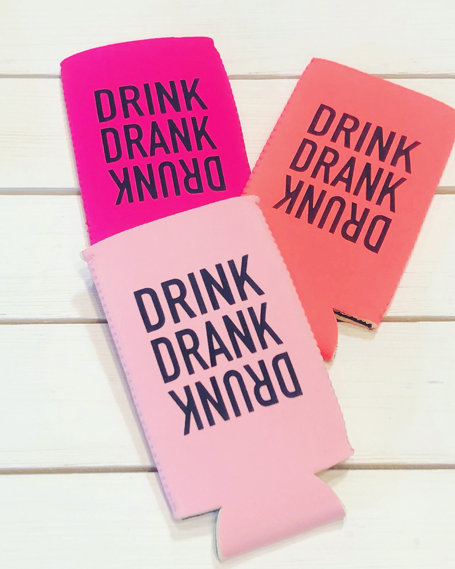 Custom Slim Can Holder Drink Drank Drunk Can Cooler Slim Can - Etsy