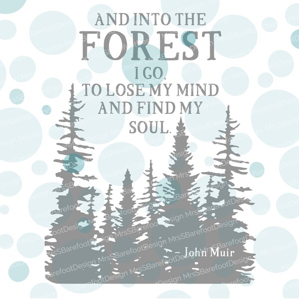 John Muir Quote Wall Art - Etsy