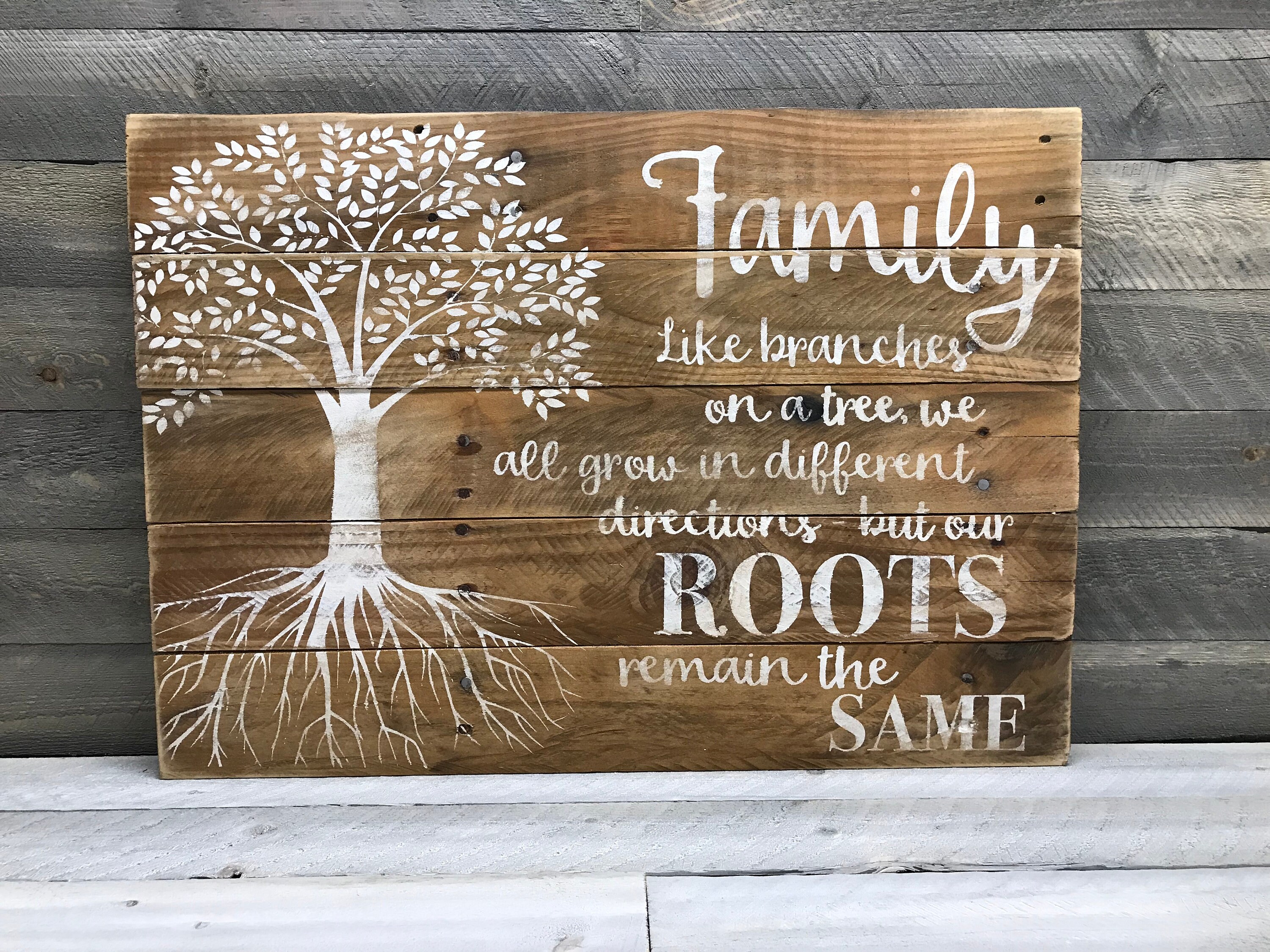 Family Quote SVG Farmhouse SVG Home Decor SVG Family Tree | Etsy