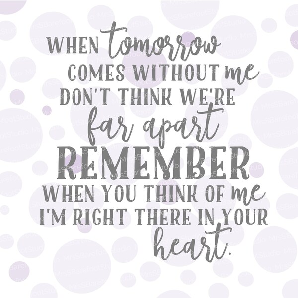 Remember Me Poem - Etsy