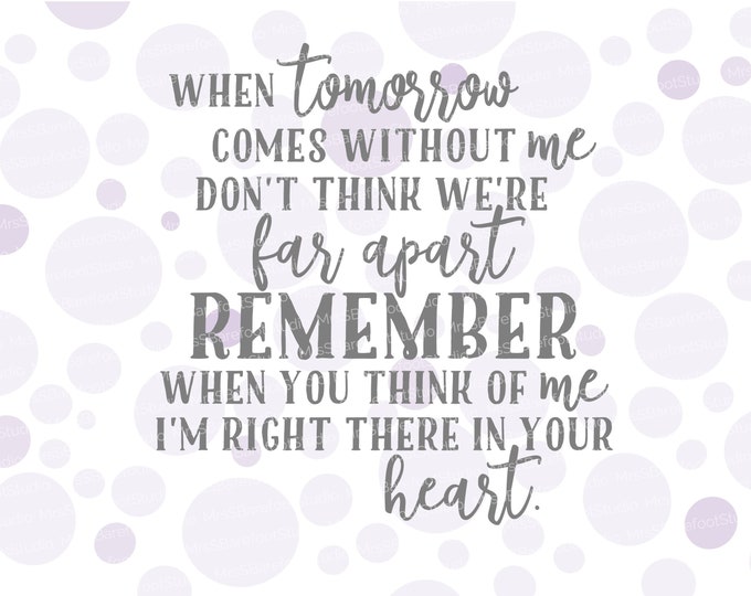 Memorial SVG, SVG Designs, Remember Me, SVG Files for Cricut, Craft Kit ...