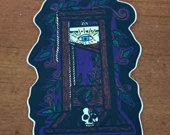 Keep Your Chin up Guillotine Sticker - Etsy