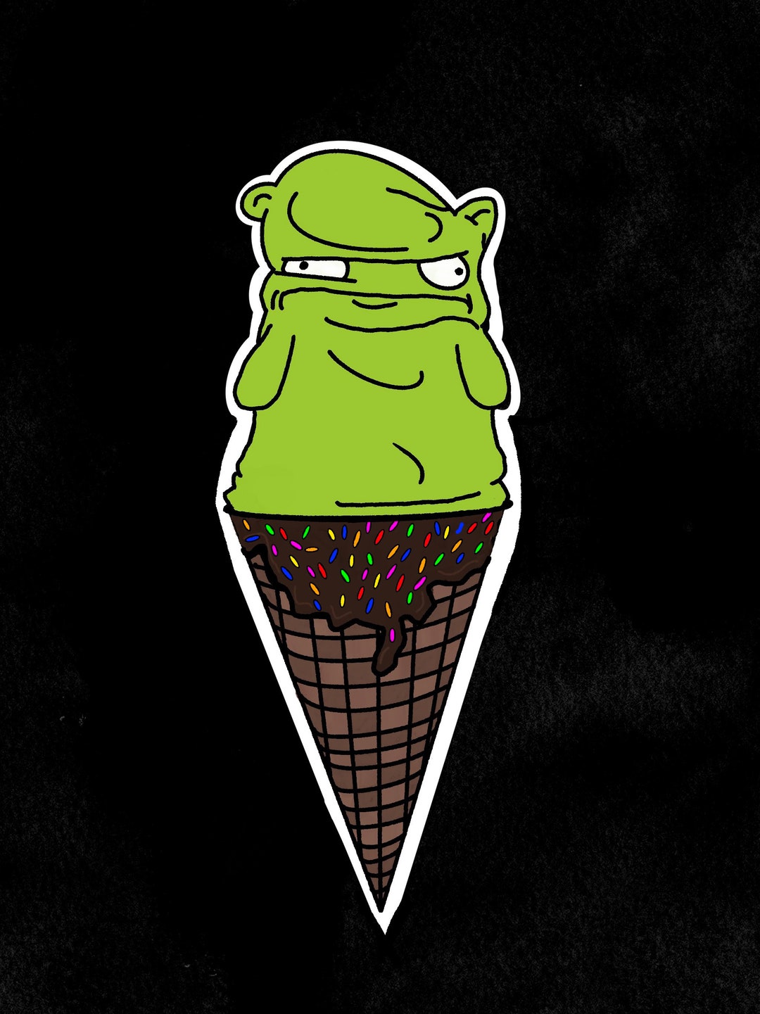 Melted Ice Cream Kuchi Kopi - Etsy