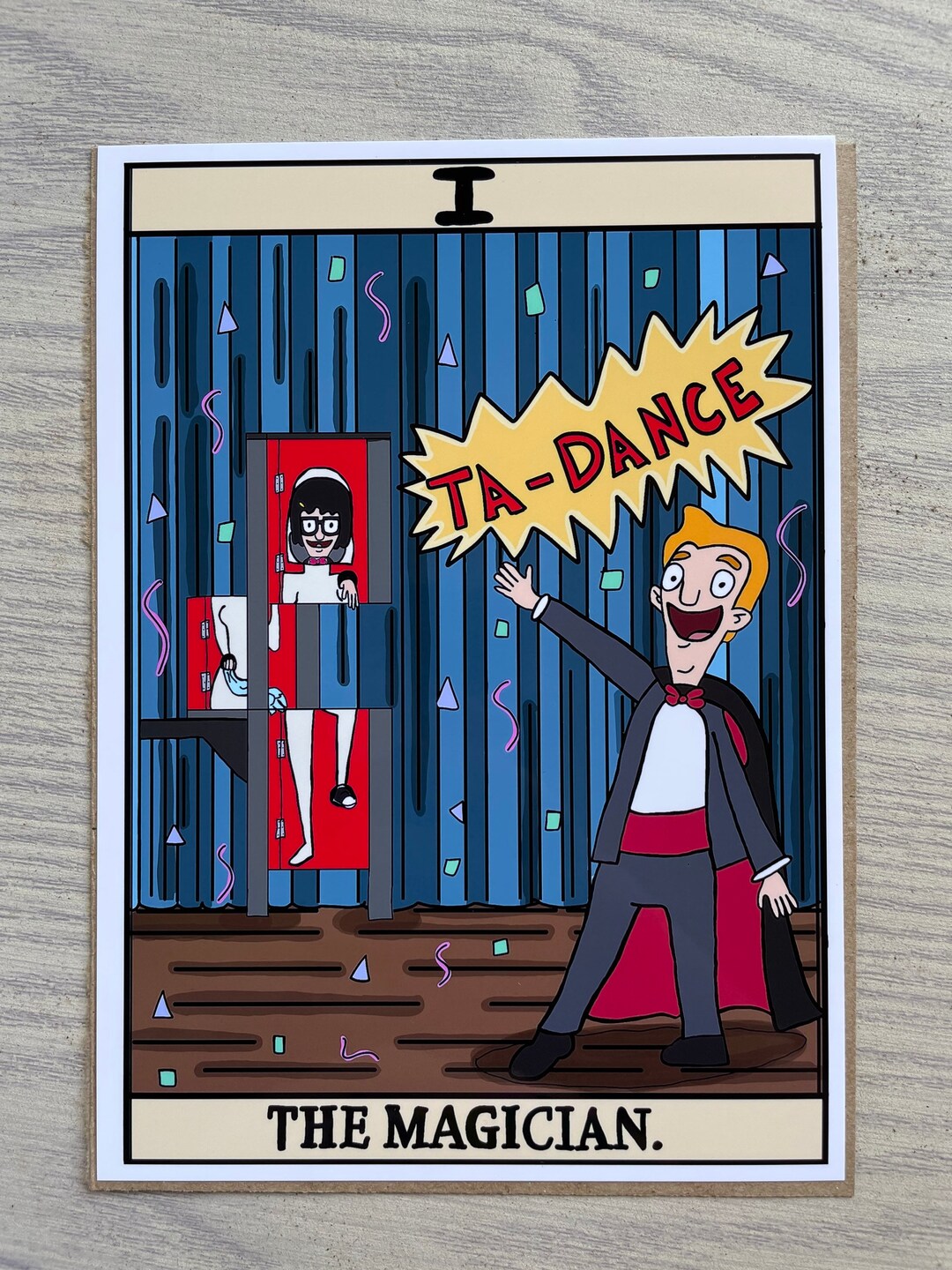 Bob’s Burgers the Magician Card - Etsy