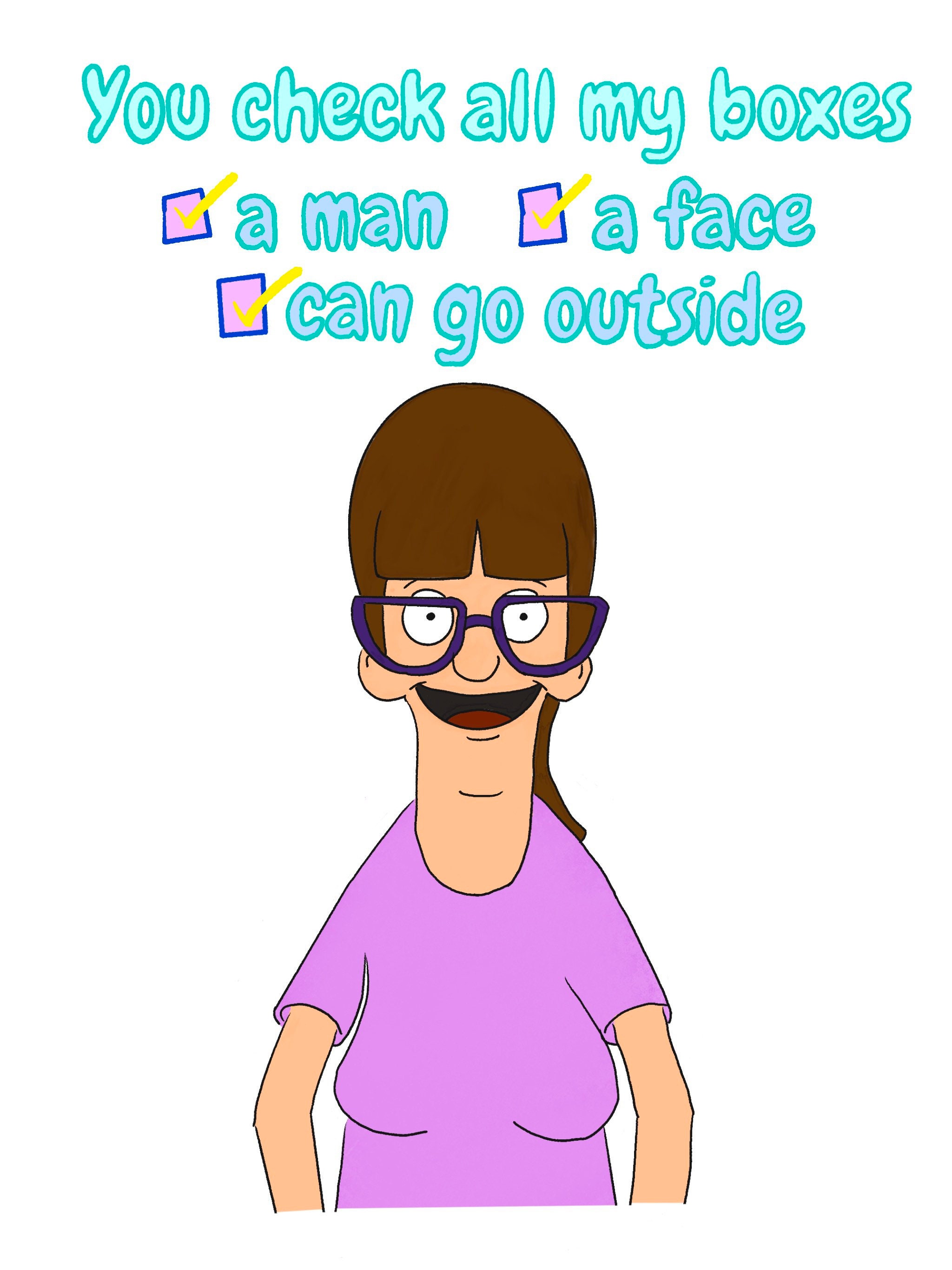 You Check All My Boxes Card - Etsy