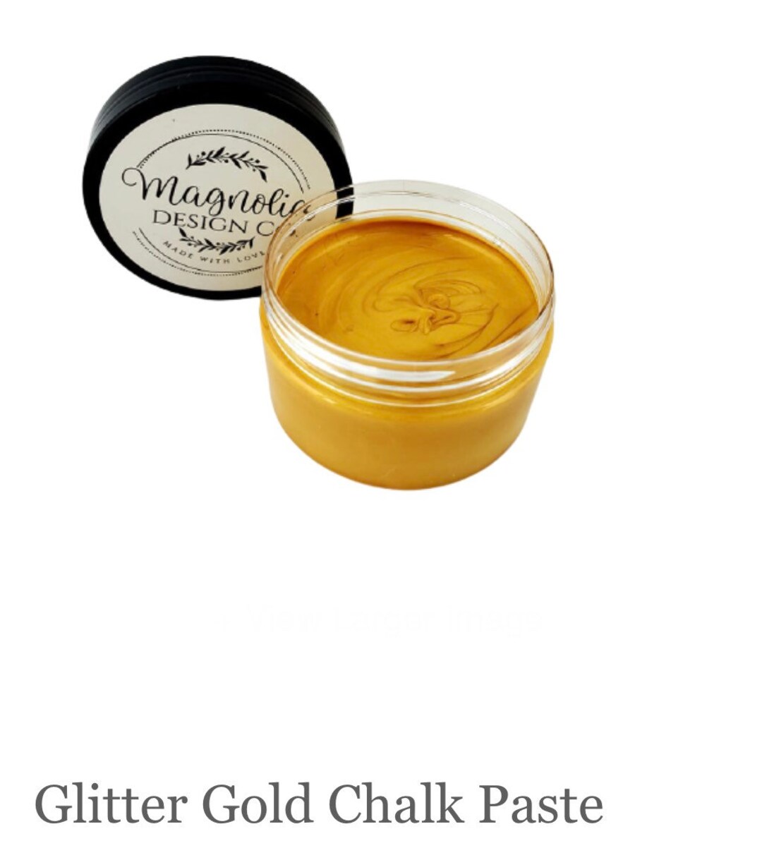 Glittering Gold Chalk Paint 3oz - Magnolia Design Company - Etsy