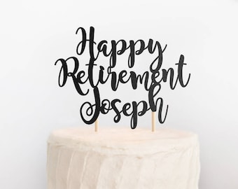 Goodbye cake topper | Etsy