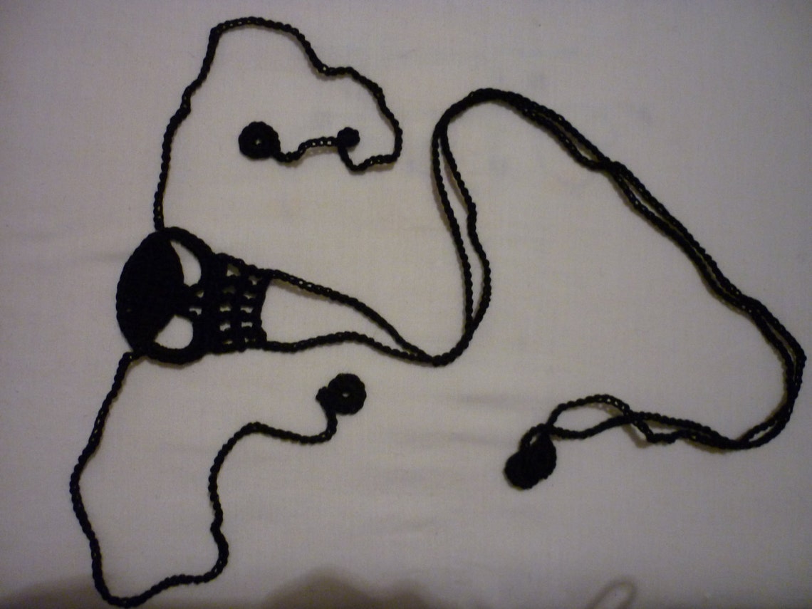 Skull Thong, Erotic Lingerie, Skull Crochet, G-string Crochet, Crochet ...