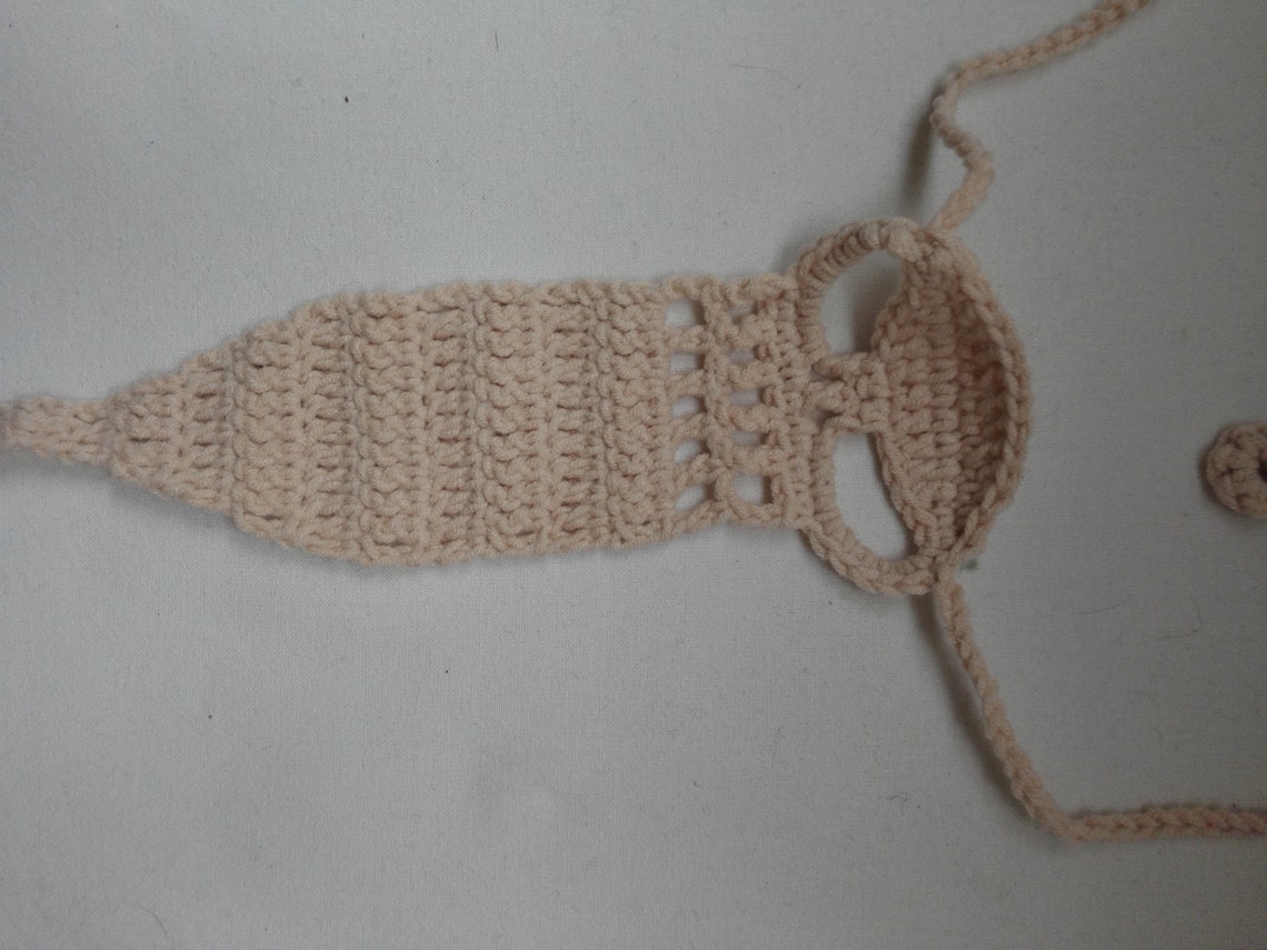 Crochet Sexy Skul Open Bra and Thong Open Bra and Bottom - Etsy