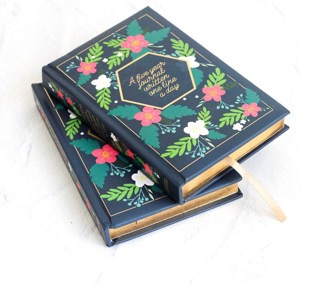Five Year Journal: Floral One Line A Day Diary - Etsy