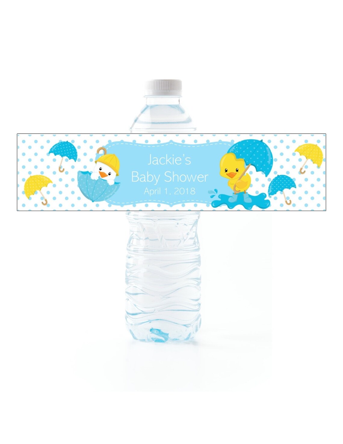 Duck Baby Shower Water Bottle Labels Peel and Stick | Etsy