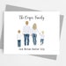 Personalized Family Note Cards, Blank Folded Note Cards With Envelopes ...