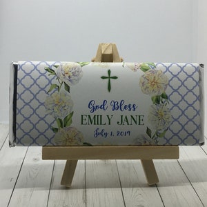 Religious Personalized Candy Bar Wrapper, Communion Party, Baptism ...
