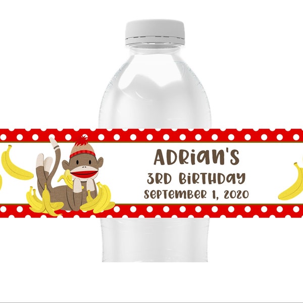 Sock Monkey Labels - Etsy