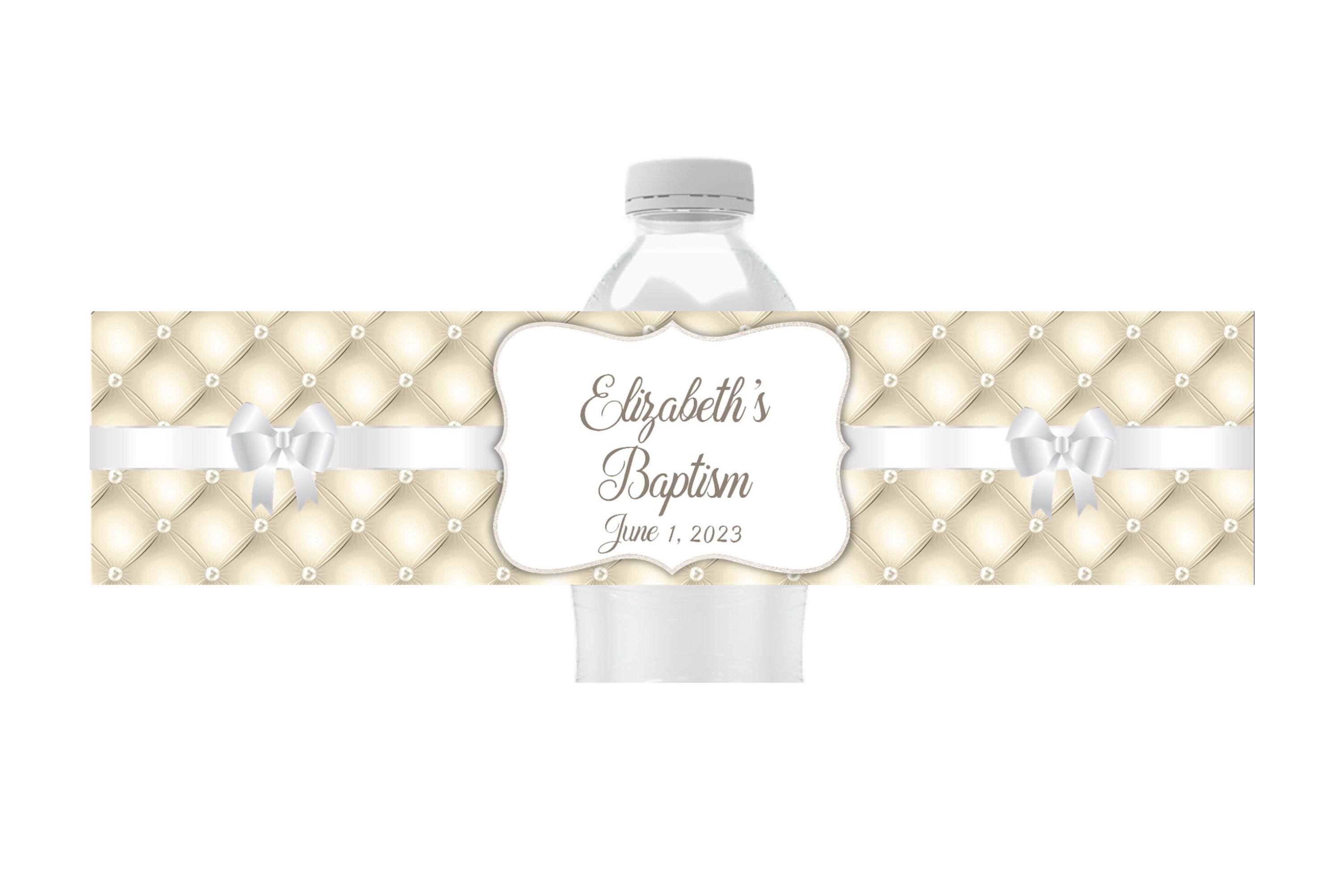 Personalized Water Bottle Labels, Birthday Party Favors, Pack of 25 ...