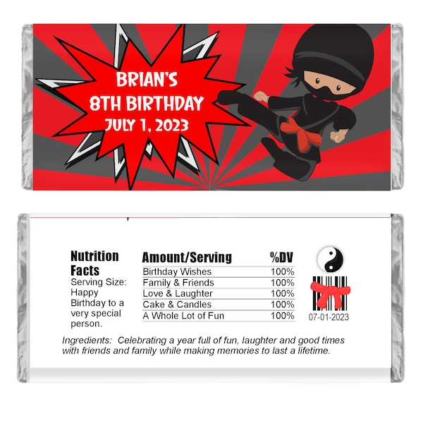 Ninja Party Favors - Etsy