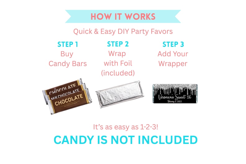 Graduation Party Favors, Custom Candy Wrappers, Class of 2026, Hershey ...