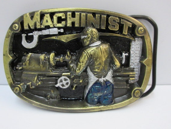 3D Machinist Belt Buckle | Etsy