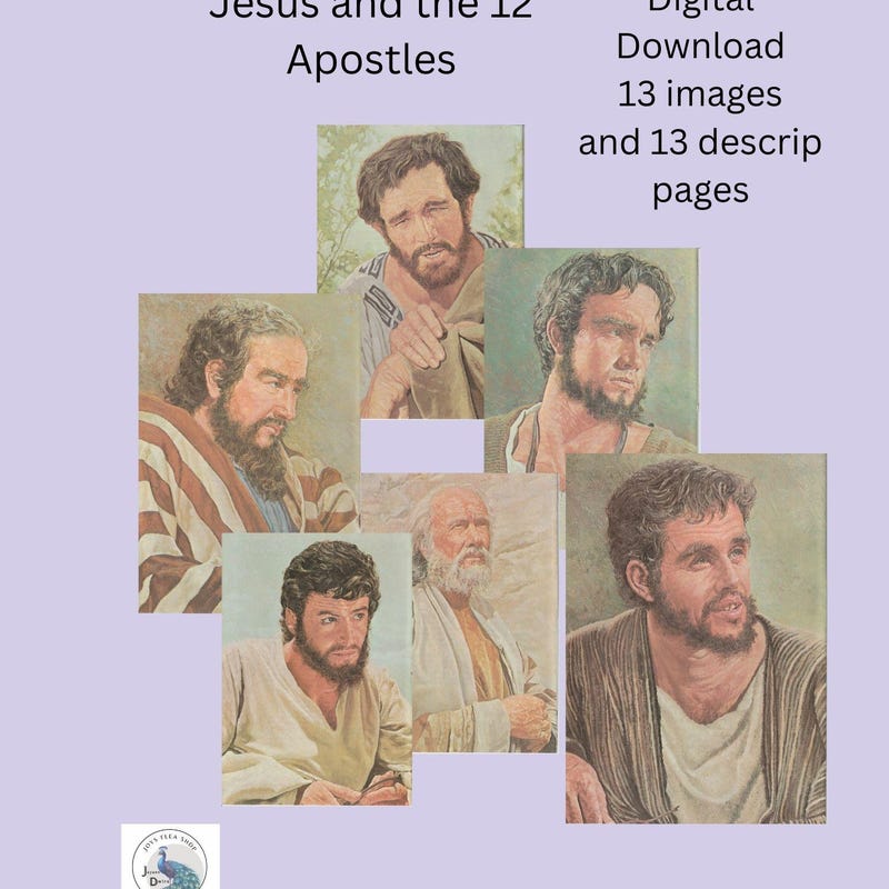 Apostle Clip Art - Etsy