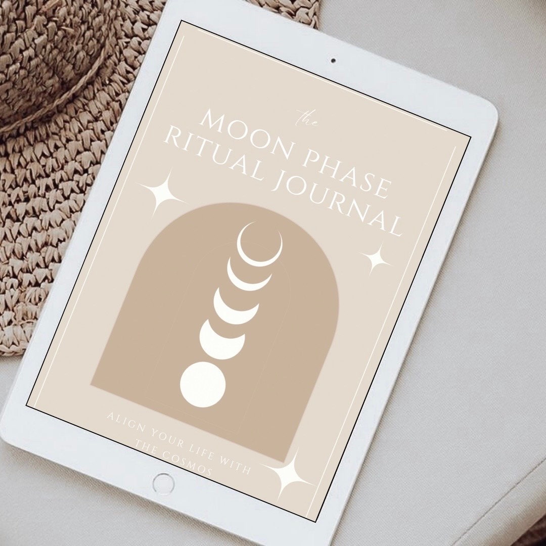 The Moon Phase Ritual Journal | Moon Journal | Digital Journal | Ritual ...