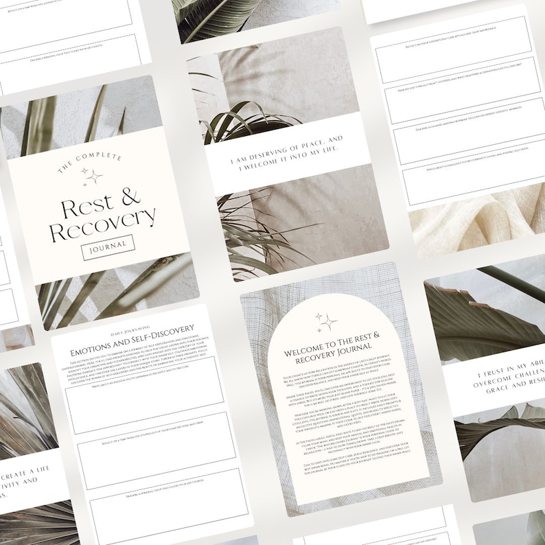 Rest & Recovery Digital Journal With Master Resell Rights | MRR ...