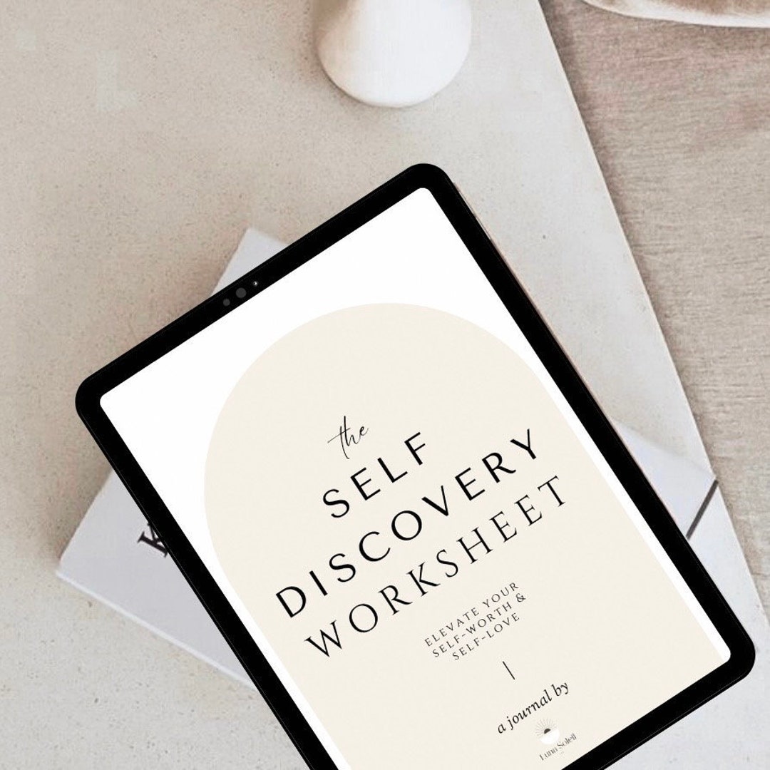 Self Discovery Worksheet | Digital Products | MRR | Self Love | Mental ...
