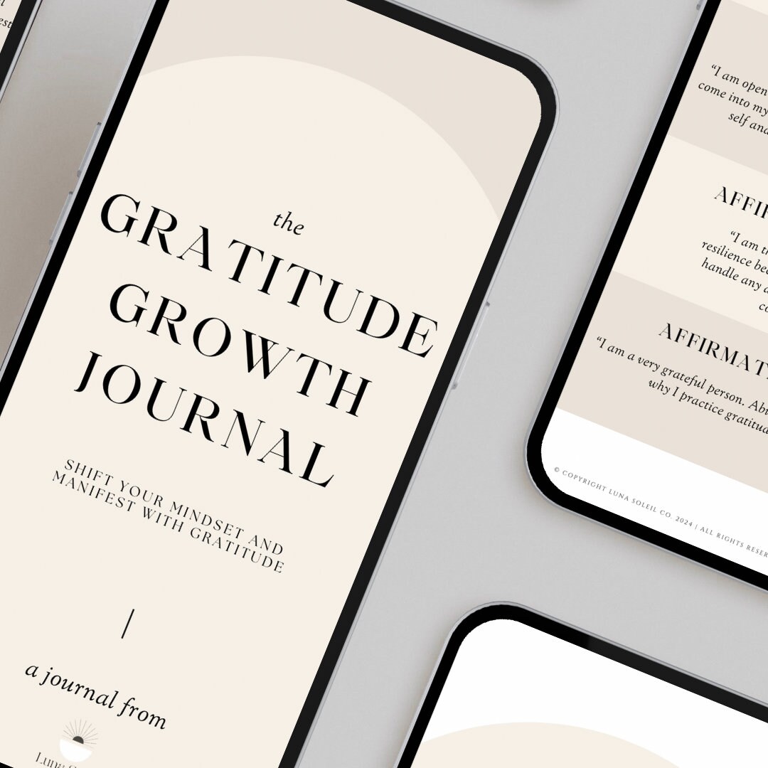 The Gratitude Growth Digital Journal With Master Resell Rights | Done ...