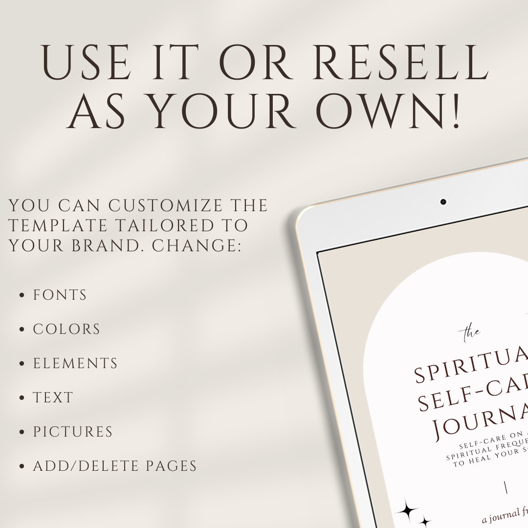 The Spritual Self-care Journal Self Care Journal Digital Journal Self ...